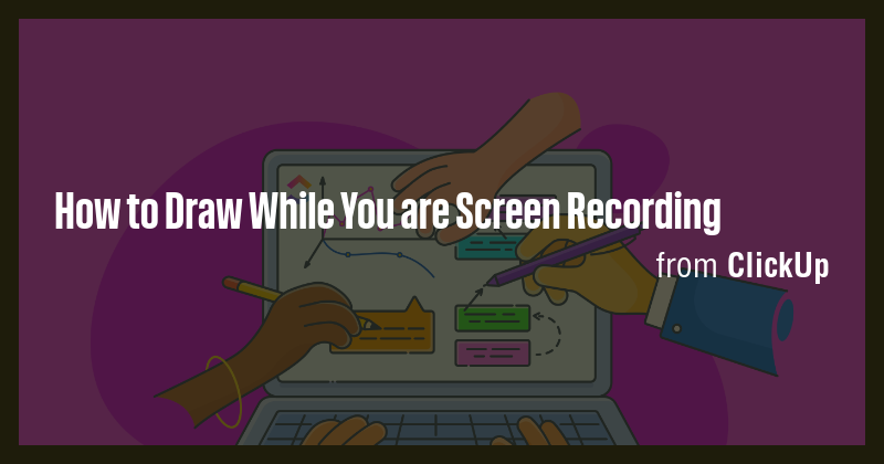 How to Draw While You are Screen Recording - Briefly