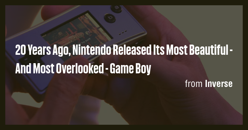 20 Years Ago, Nintendo Released Its Most Beautiful - And Most ...