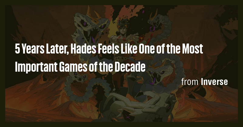 5 Years Later, Hades Feels Like One of the Most Important Games of the ...