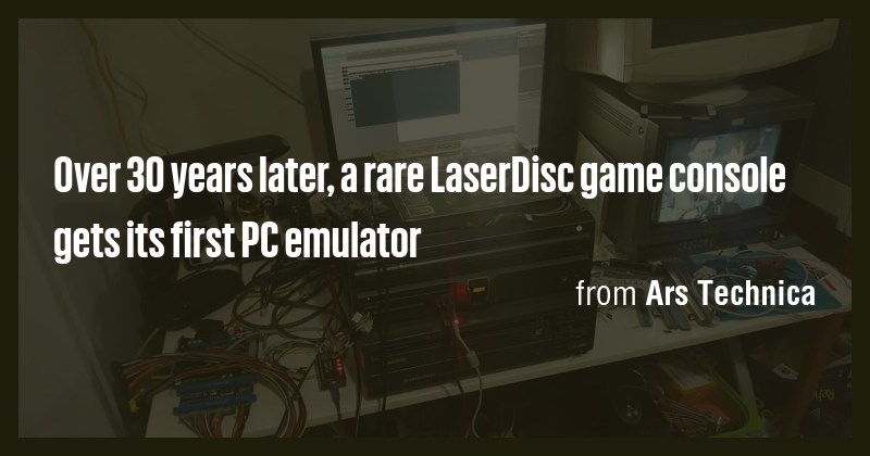 Over 30 years later, a rare LaserDisc game console gets its first PC ...