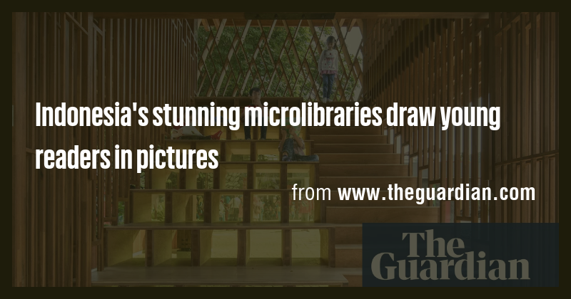 Indonesia's stunning microlibraries draw young readers in pictures ...