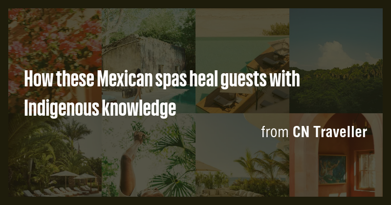 How these Mexican spas heal guests with Indigenous knowledge - Briefly