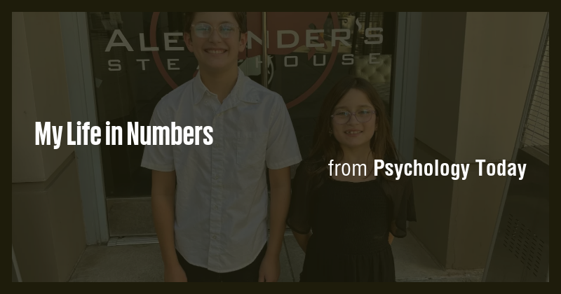 My Life in Numbers - Briefly