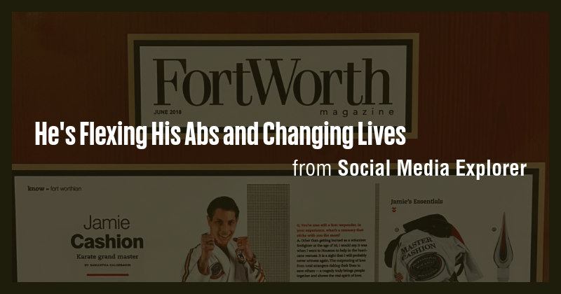 He's Flexing His Abs and Changing Lives - Briefly