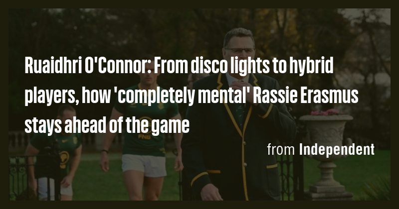 Ruaidhri O'Connor: From disco lights to hybrid players, how 'completely ...