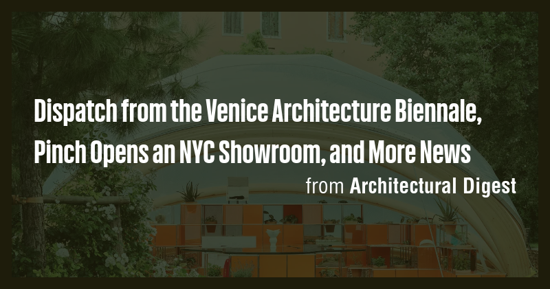 Dispatch from the Venice Architecture Biennale, Pinch Opens an NYC ...