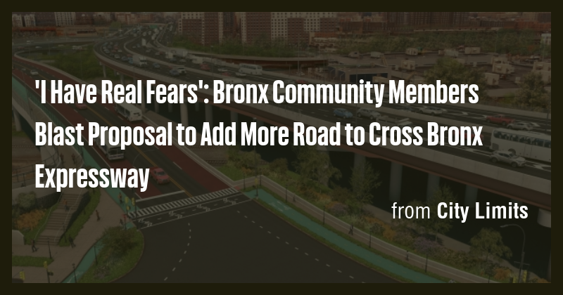 'I Have Real Fears': Bronx Community Members Blast Proposal to Add More ...